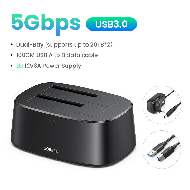 UGREEN Hard Drive Docking Station USB 3.0 to SATA Adapter External UASP ... UGREEN Hard Drive Docking Station USB 3.0 to SATA Adapter External UASP ...