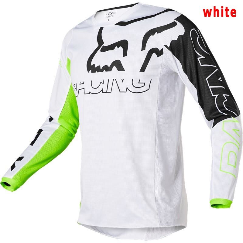 เกรด AAA Moto เสื้อ Fox Racing Jersey 4สีผู้ชายแขนยาวเสื้อเจอร์ซีย์ ...