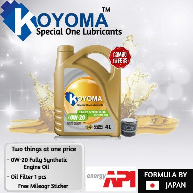 KOYOMA 0W20 FULLY SYNTHETIC ENGINE OIL + MAZDA 2 , MAZDA 3 ,MAZDA 6 SKY ...