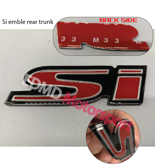 Honda Si emblem rear trunk | Lazada
