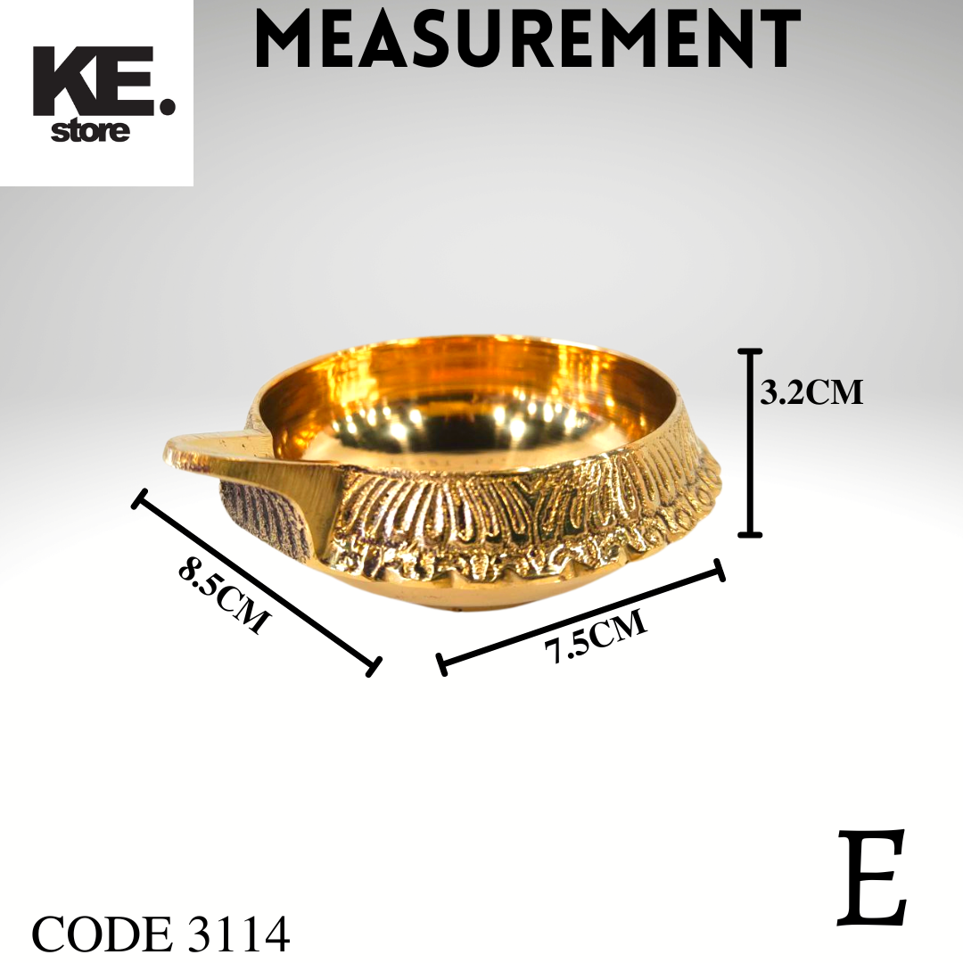 Brass Kubera Vilakku/ Deepam/ Oil Lamp/ Kubera Vilakku/ Vilakku/ Prayer ...