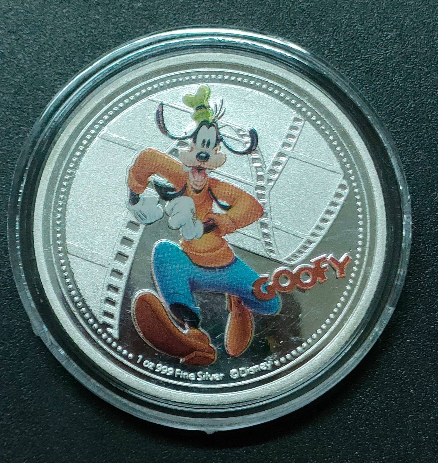 Commemorative New Zealand Goofy Silver Plated Coin 2020 | Lazada