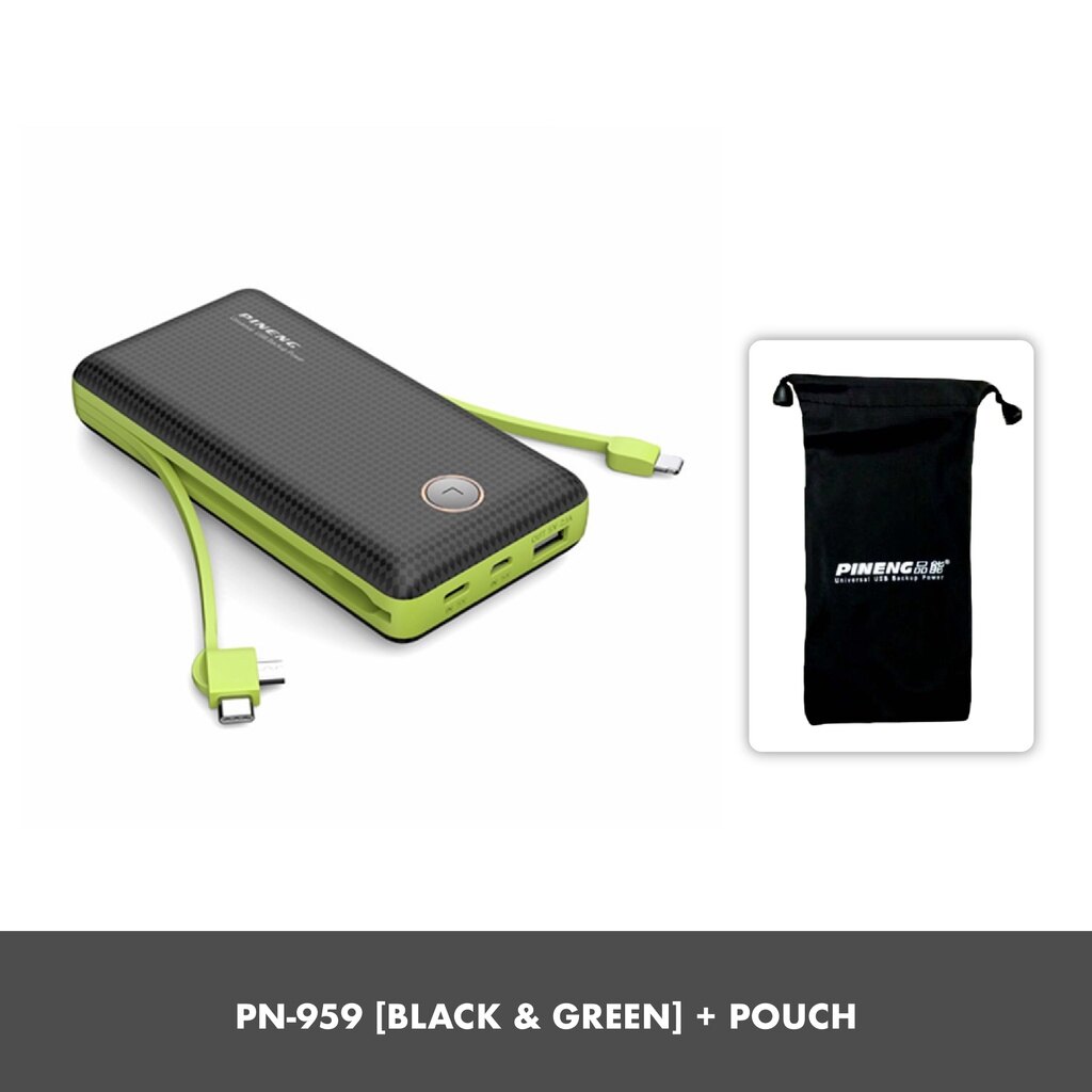 Pineng PN-959 20000mAh 2 Inputs Powerbank W/ Built-In Micro USB ...