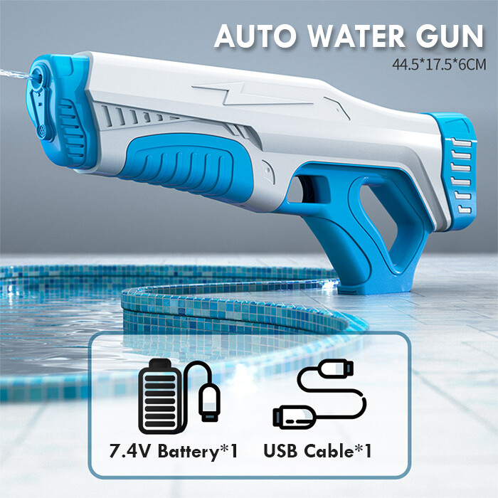 HMC Automatic Water Injection Electric Water Gun High Pressure Powerful ...