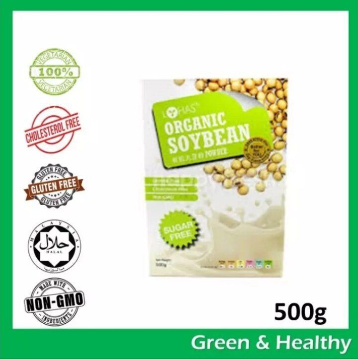 LOHAS Organic Soybean Powder (No Added Sugar 有机大豆粉 500g | Lazada