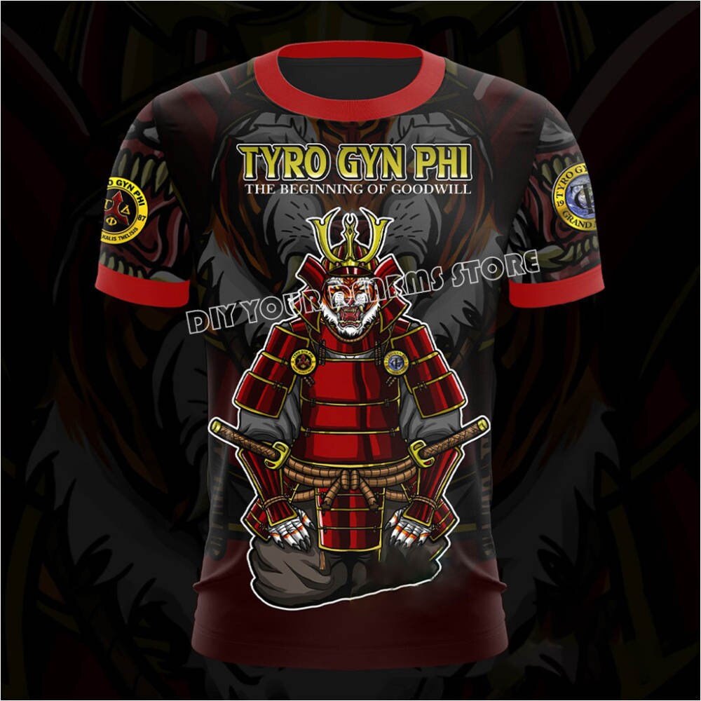 TYRO GYN PHI Warrior Design man shirt | Lazada PH