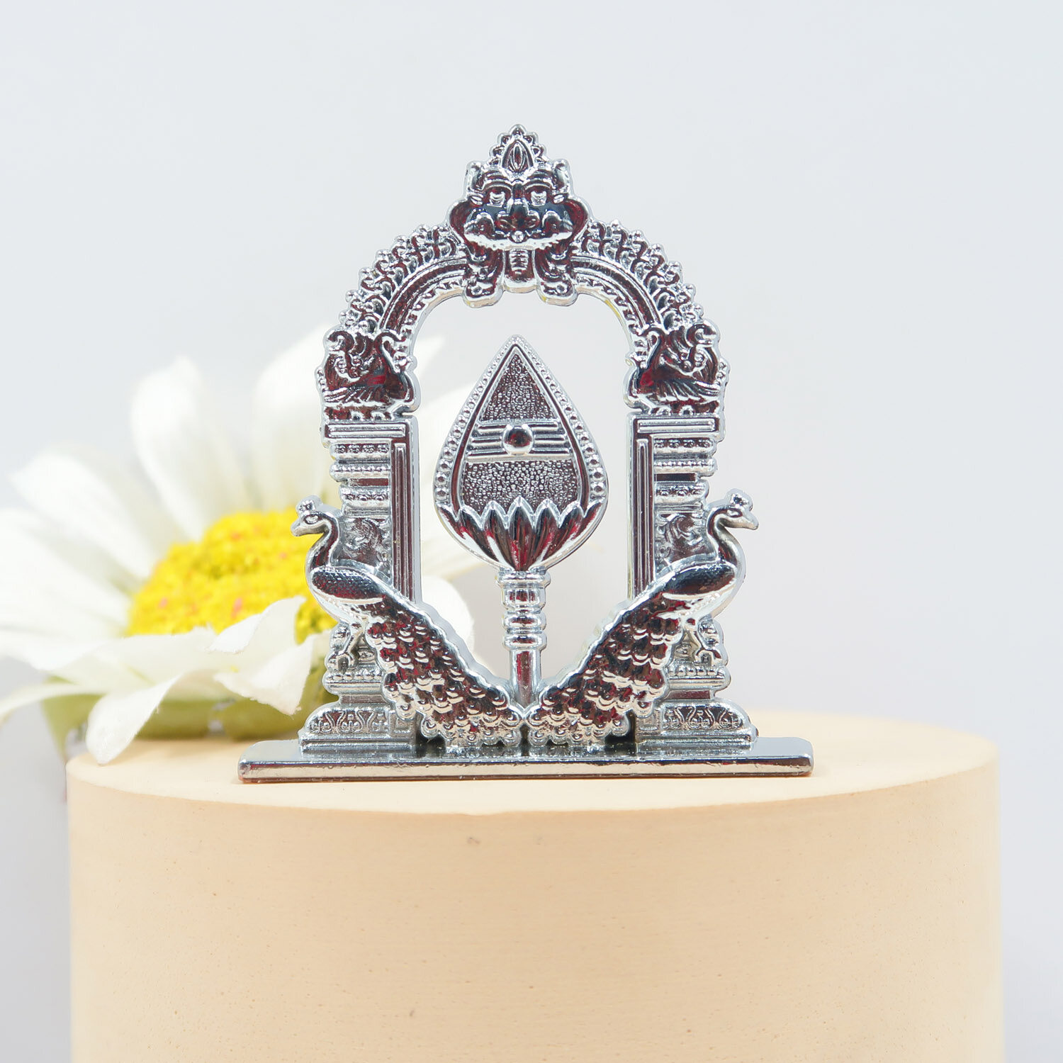 Mix Metal Murugan Vel Om Idol for Car Dashboard Home & Office Table ...