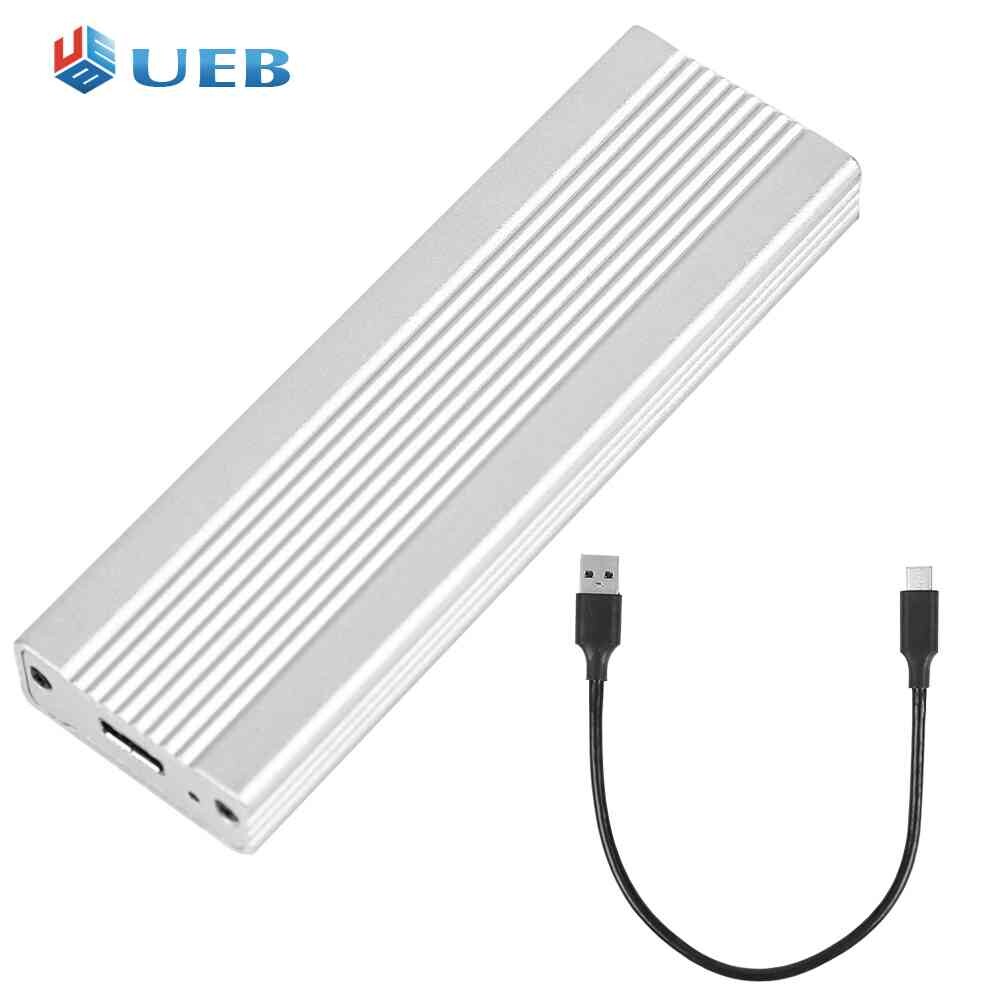 M2 SSD Case Enclosure M.2ไปยัง USB Type-C Hard Drive Box เปลือก ...
