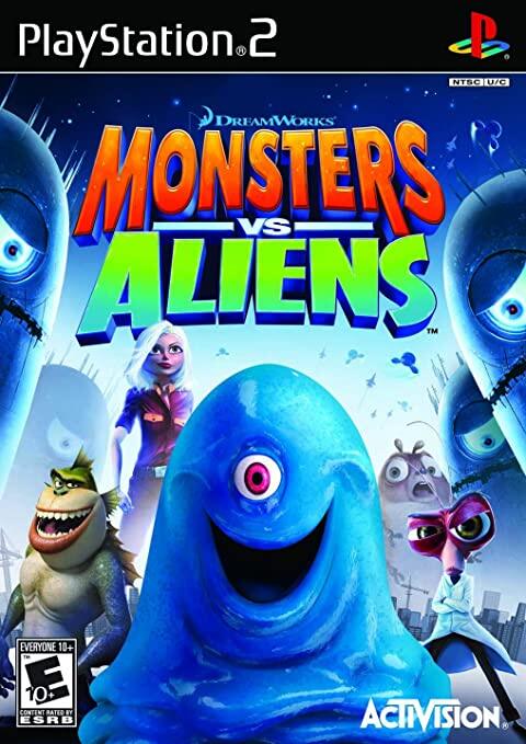 PS2 DreamWorks Monsters vs. Aliens , Dvd game Playstation 2 | Lazada
