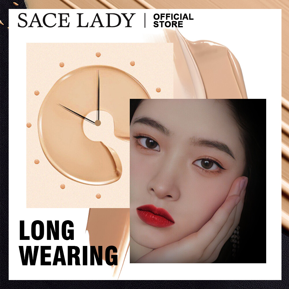 SACE LADY คอนซีลเลอร์กันน้ำตัวอย่างการปกปิดเต็มรูปแบบติดทนนาน ...