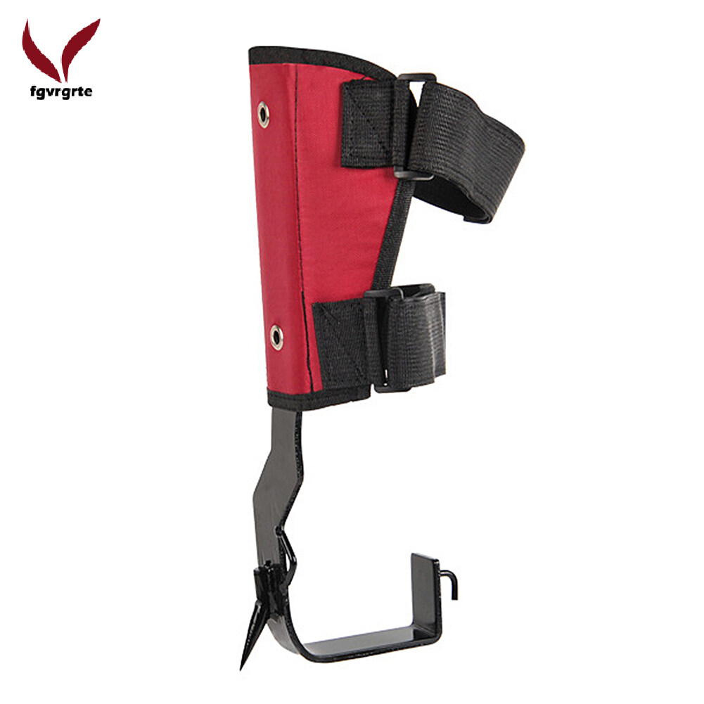 Fgvrgrt Tree Climbing Spike Set with Safe Belt Adjustables Leg Straps ...
