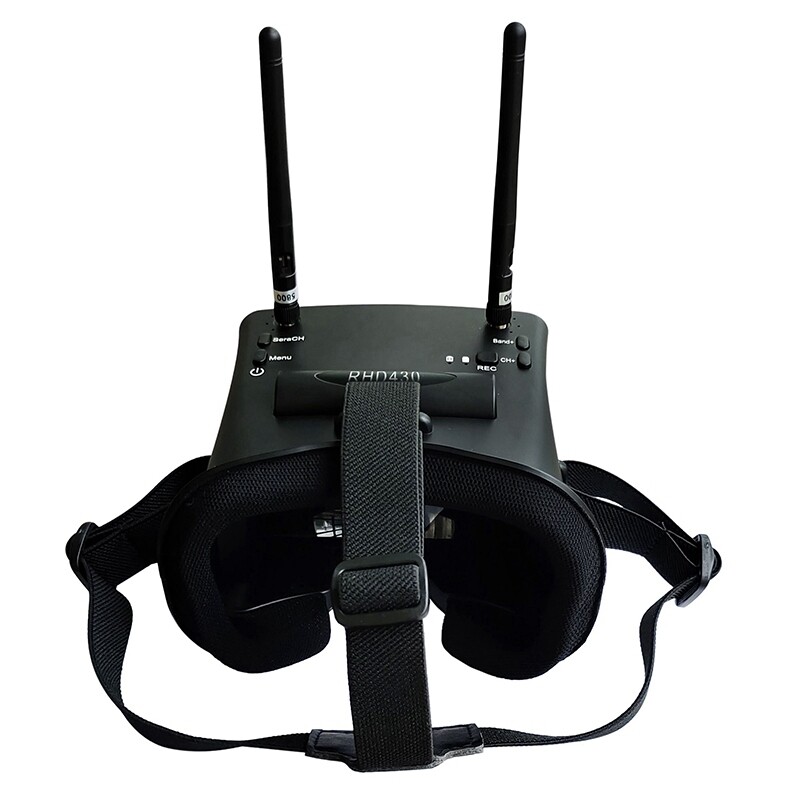 5.8Ghz Mini FPV Goggles 4.3 Inch 40CH FPV Video Headset Glasses 800X480 ...