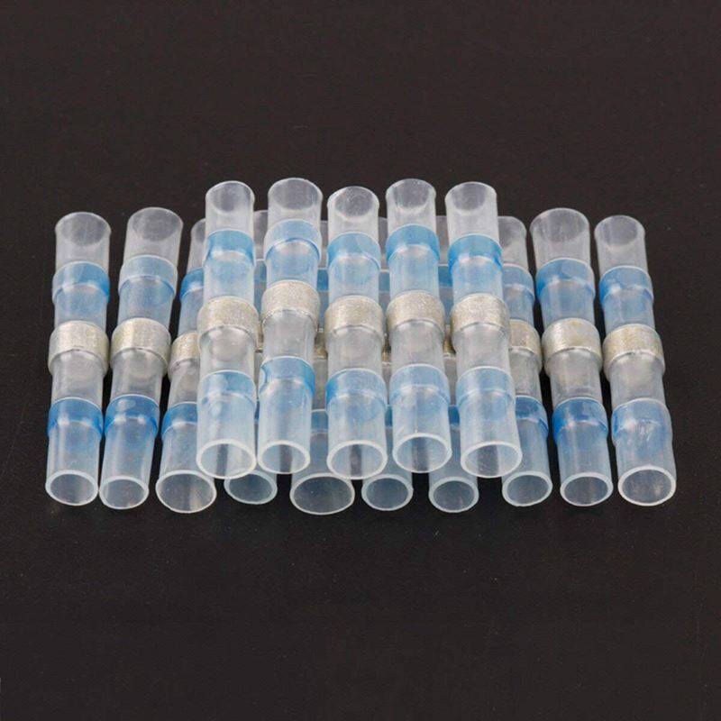 30pcs Solder Seal Heat Shrink Butt Splice Connectors Fully Insulated ...