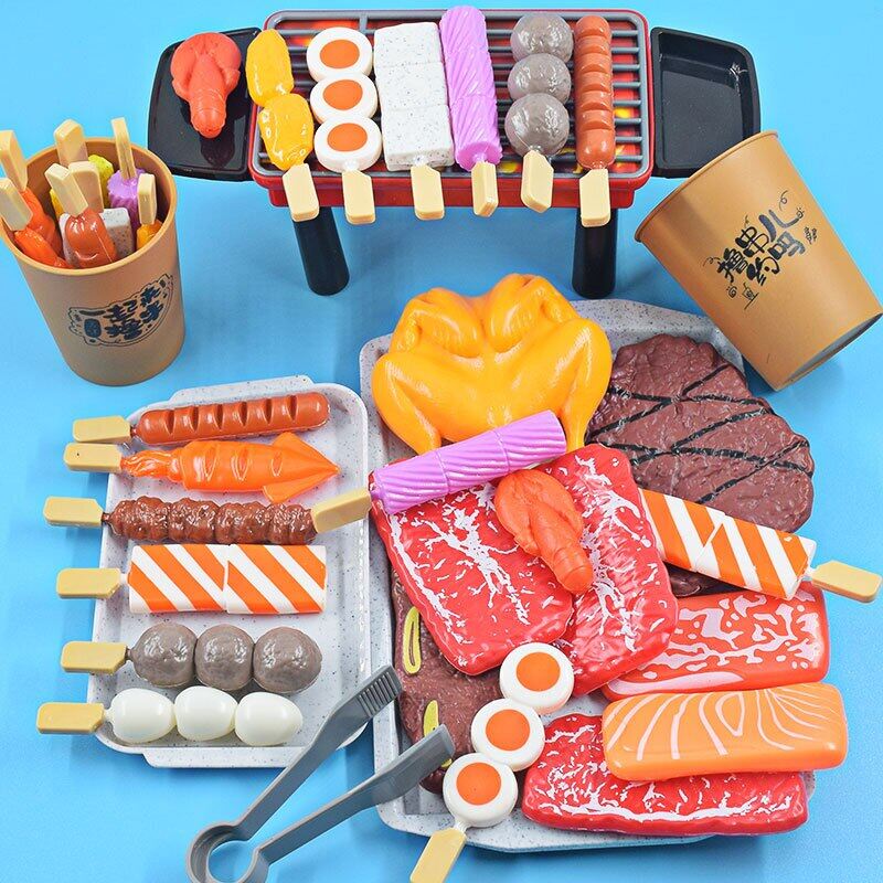 Kids Simulation Barbecue Sushi Pretend Food Toy Simulation Sashimi ...