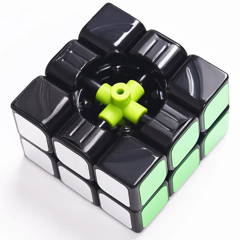 Rubik Magic Cube 3X3 Ultra Smooth Black สติกเกอร์ Magic Cube Rubiks ...