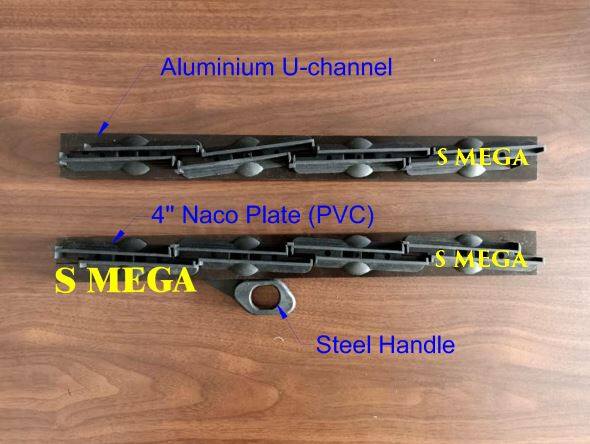 3 Blades, 4 Blades, 8 Blades, 12 Blades, 20 Blades Alum or PVC Naco ...