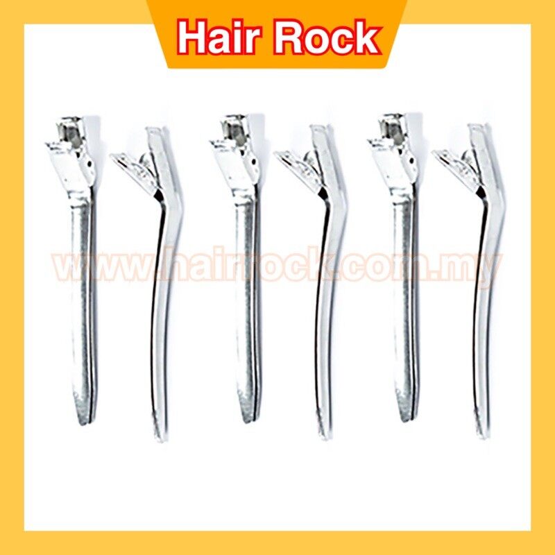6 x Professional Salon Aluminium Hair Section Clips | Lazada