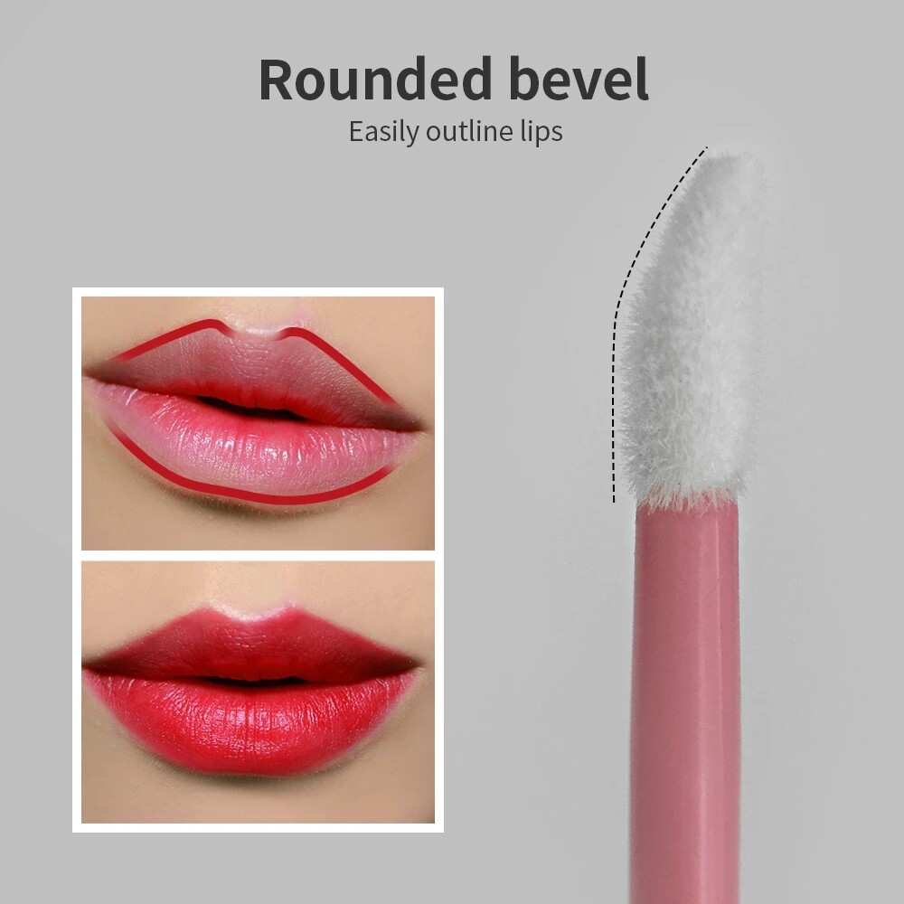 DORISNA 50Pcs Disposable Hollow Lip Brush Soft Lipstick Wands ...