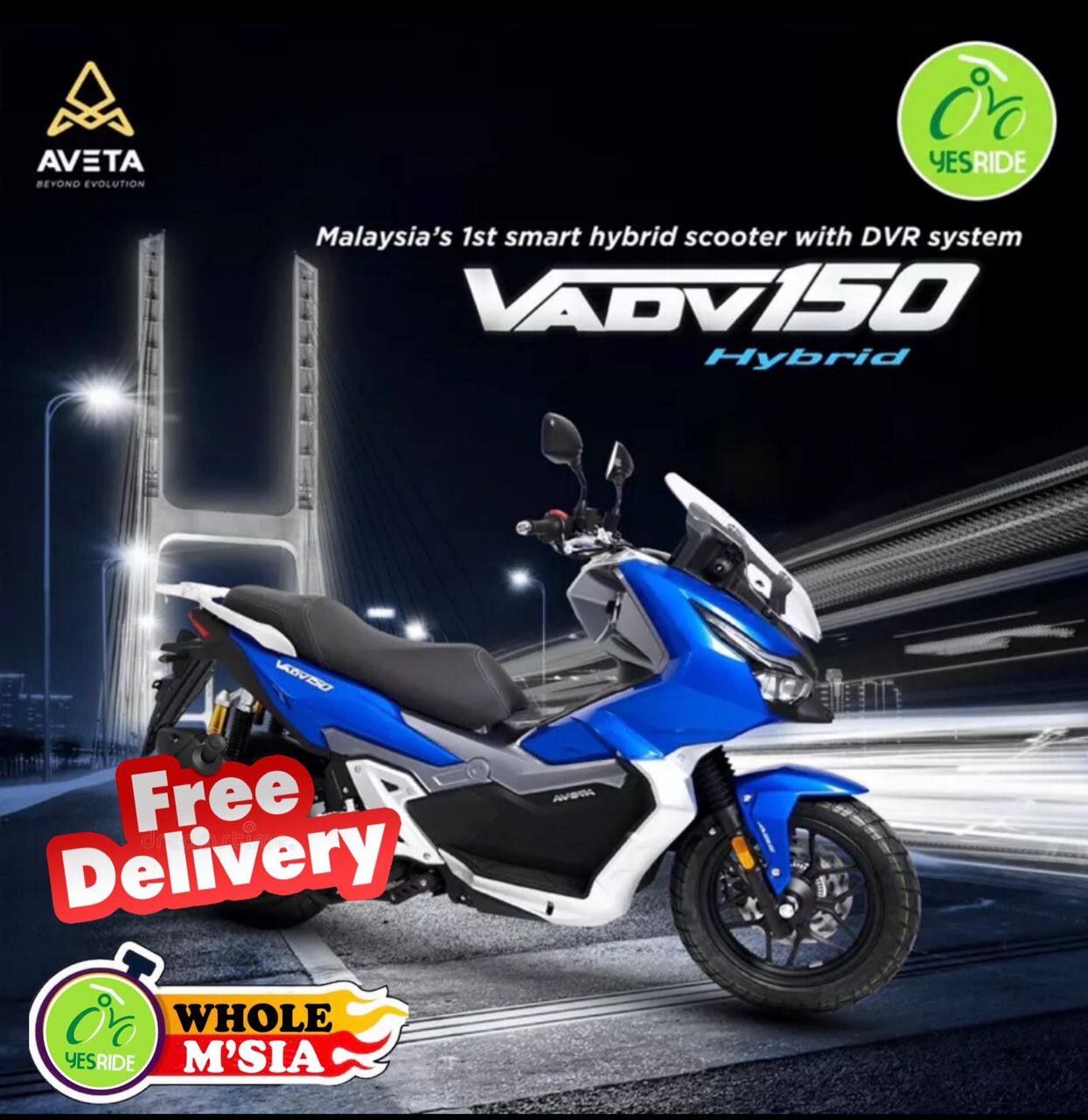 AVETA V-ADV150 Interchanged Model 2023 | Lazada