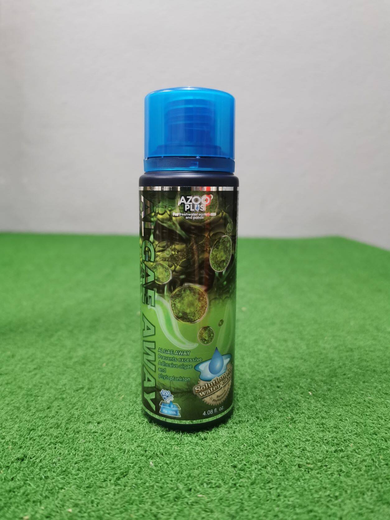 Azoo Plus Algae Away (120ml, 250ml) Freshwater Aquariums And Ponds. Anti Algae, Algae Remover ...
