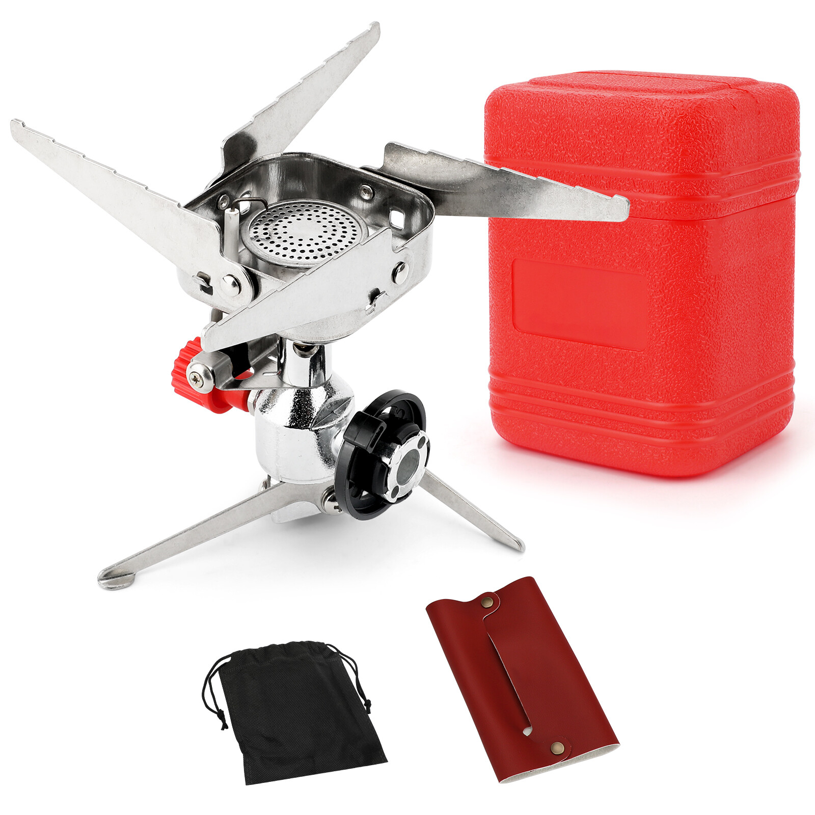 Outdoor Hiking Picnic Stove 4800W Foldable Camping Gas Stove - With ...