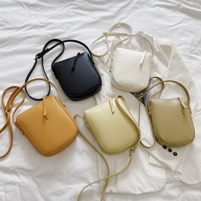 QFDI Women 'S Cross Body Bag Fashion Simple Solid Color Casual Small ...