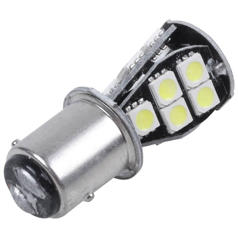 1157 P21W BAY15D 5050 18 SMD LED Tail Brake Stop Light Bulb White ...