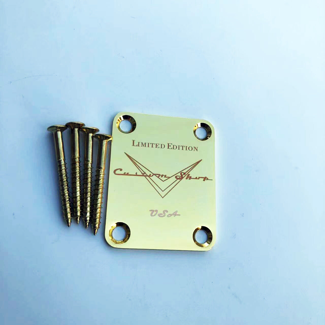 LIMITED EDITION Custom Shop Fender Gold Neck Plate For Stratocaster ...