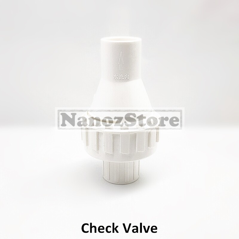 Lesso PVC Pipe (Check Valve) (20mm/25mm/32mm) Aquarium Water Pump PVC ...