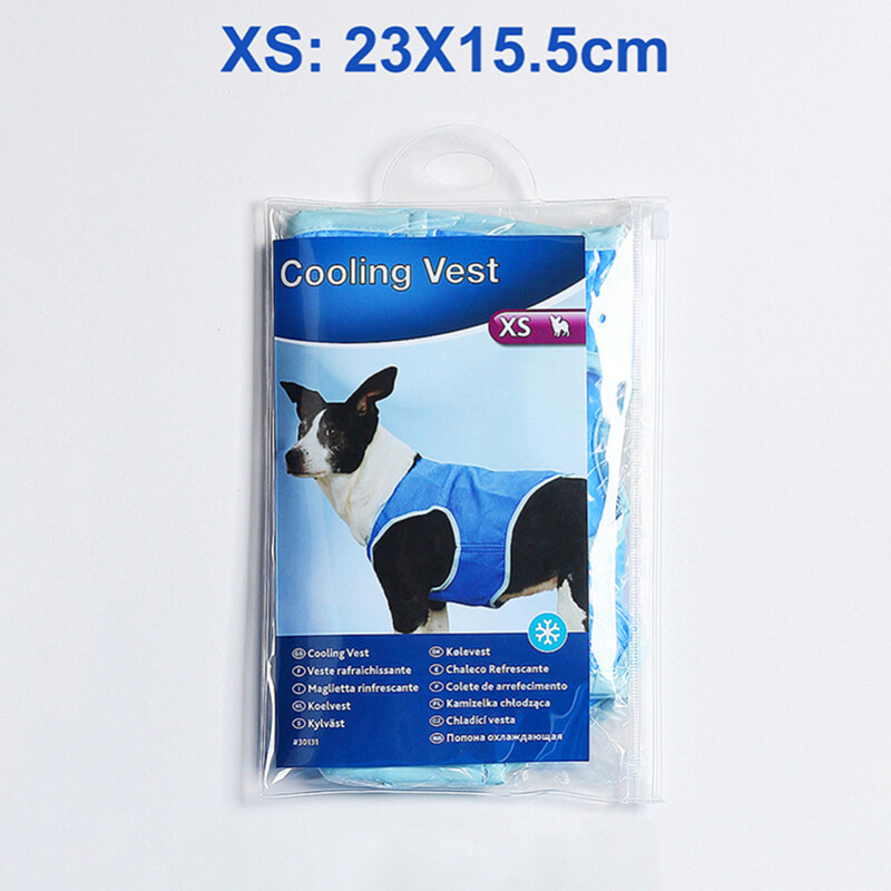 Summer Dog Cooling Vest Dog Clothes Breathable Washable Cooler Harness ...