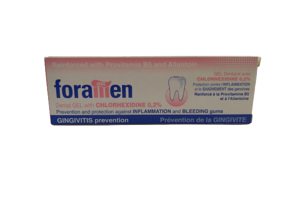 Foramen Dental Gel with Chlorhexidine 0.2% (30ml) | Lazada