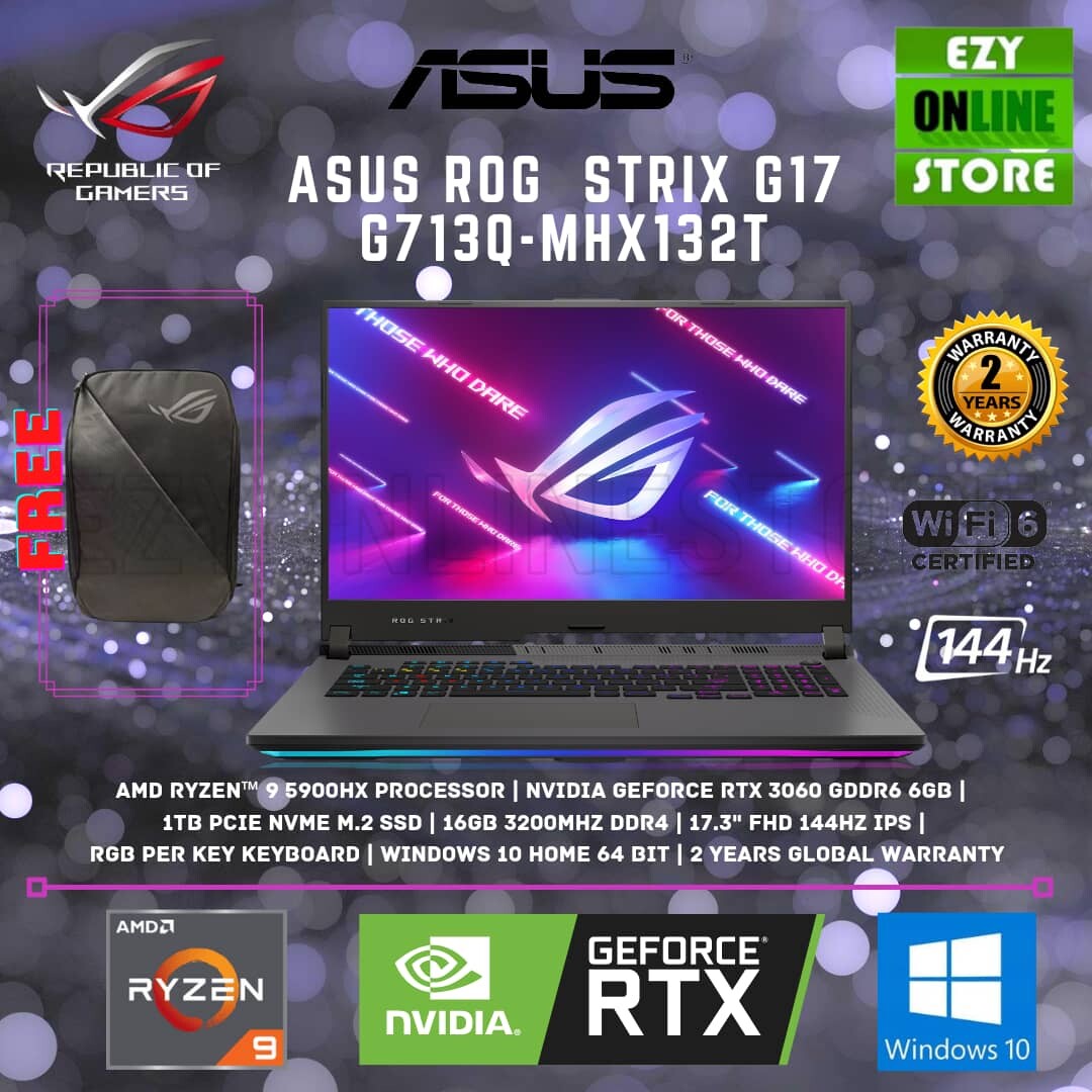 Asus Rog Strix G17 G713 马来西亚价格，功能与规格参数 - TechNave 中文版