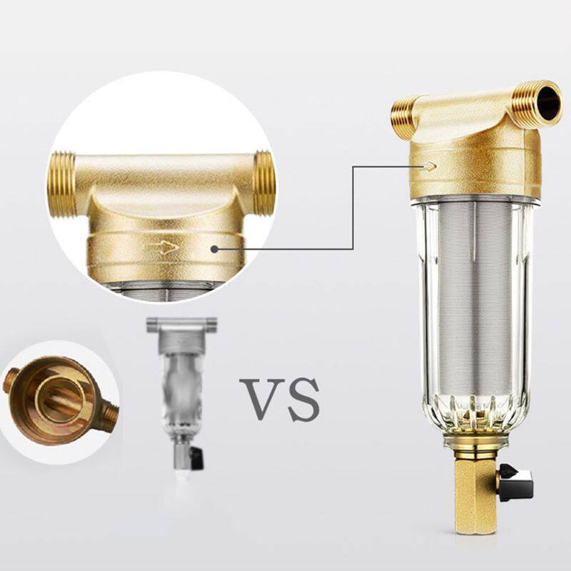 Water Filter Front Purifier Tap Water Pipeline Pre-Filter Home Backwash ...