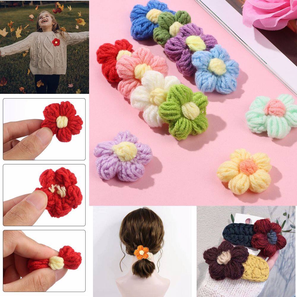 5pcs Flower Patch Embroidery Sticker Sew on Patches for clothing ...