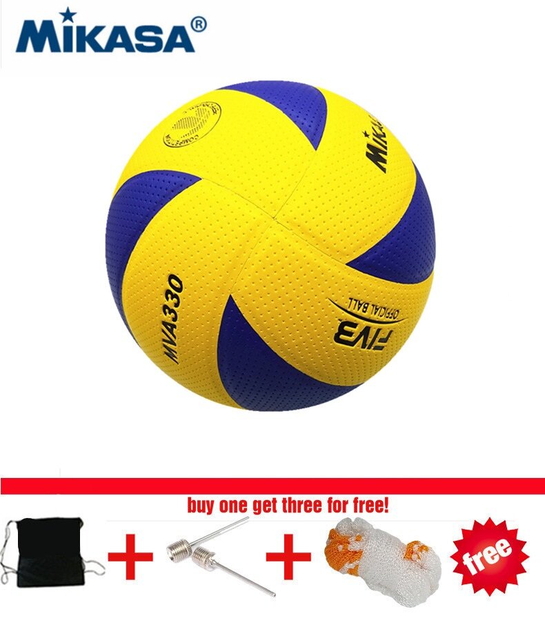 Ready Stock Original Mikasa MVA200 MVA300 MVA330 Size 5 Volleyball Ball ...