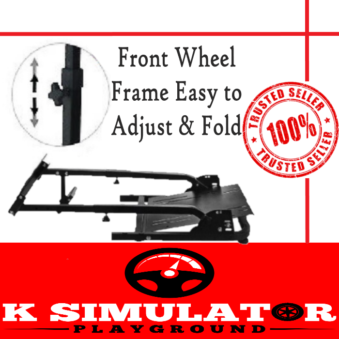 Simulator Racing Cockpit - Foldable and Adjustable Sim Rig for LOGITECH ...