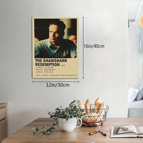 ภาพยนตร์ Shawshank Redemption 20*30ซม. สนับสนุนโปสเตอร์ที่กำหนดเองภาพ ...