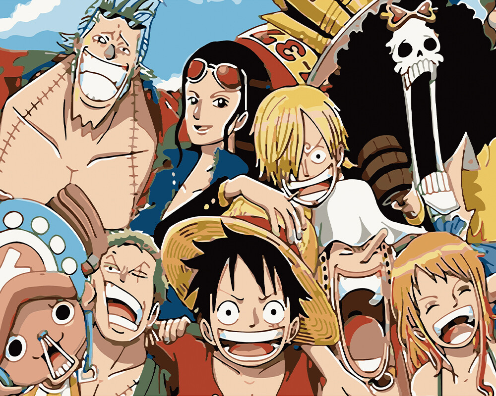 【ORFON】Paint by numbers 40*50cm DIY frame manual coloring animation ...