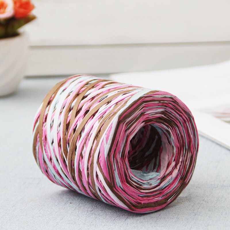 uw80 1 Roll Twine Cord Wrapping String Raffia Ribbon Paper Rope Baking ...