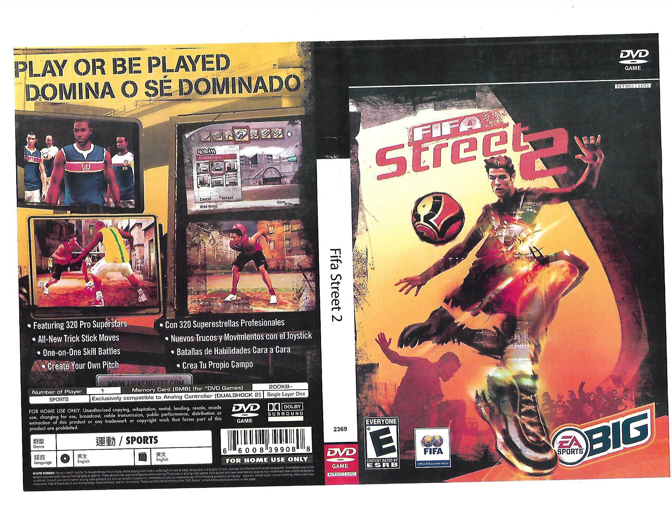 PS2 Game : FIFA STREET 2 (Silver Disc) | Lazada