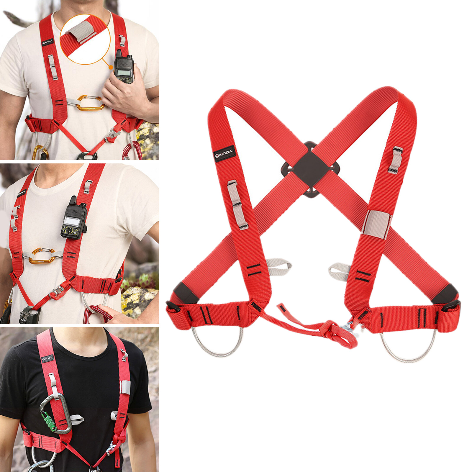 Flameer The Upper Body Climbing Harness All Top Chest Strap for Outdoor ...