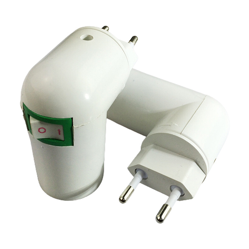 CHANGDA Adjustable E27 Lamp Bulb Bases Socket Holder 360 Degrees Bulb ...