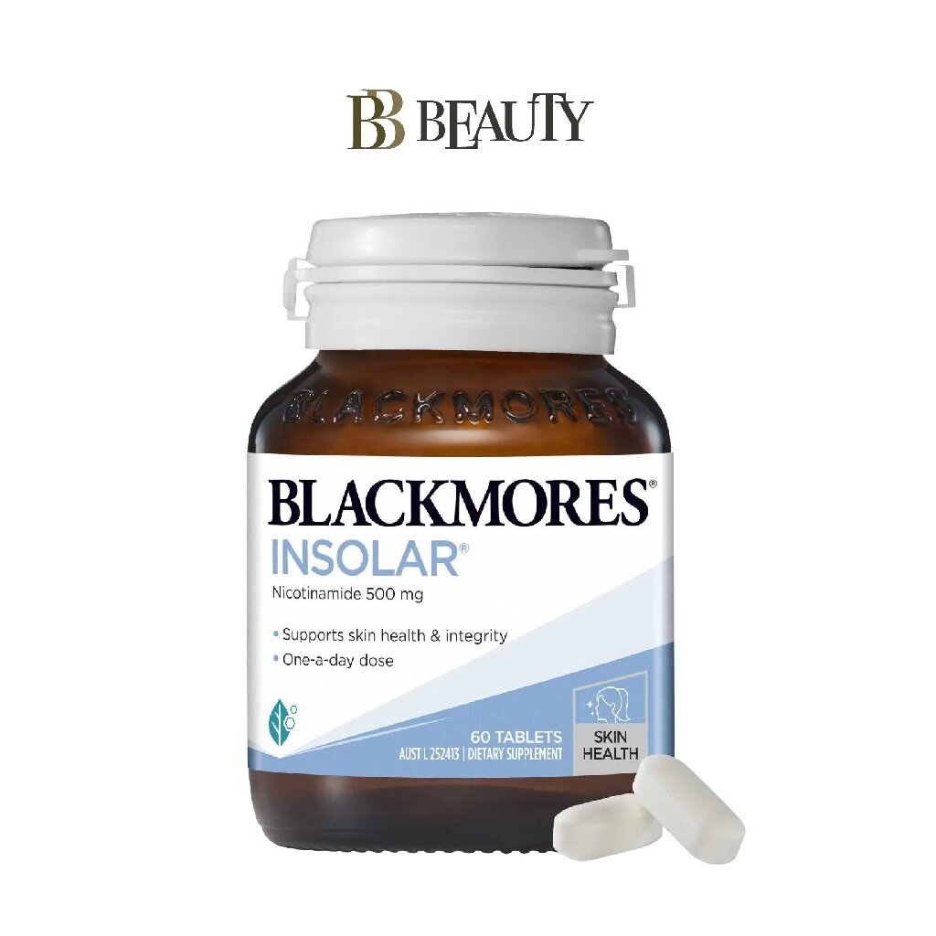 Blackmores Insolar 60 Tablets Nicotinamide 500mg | Lazada