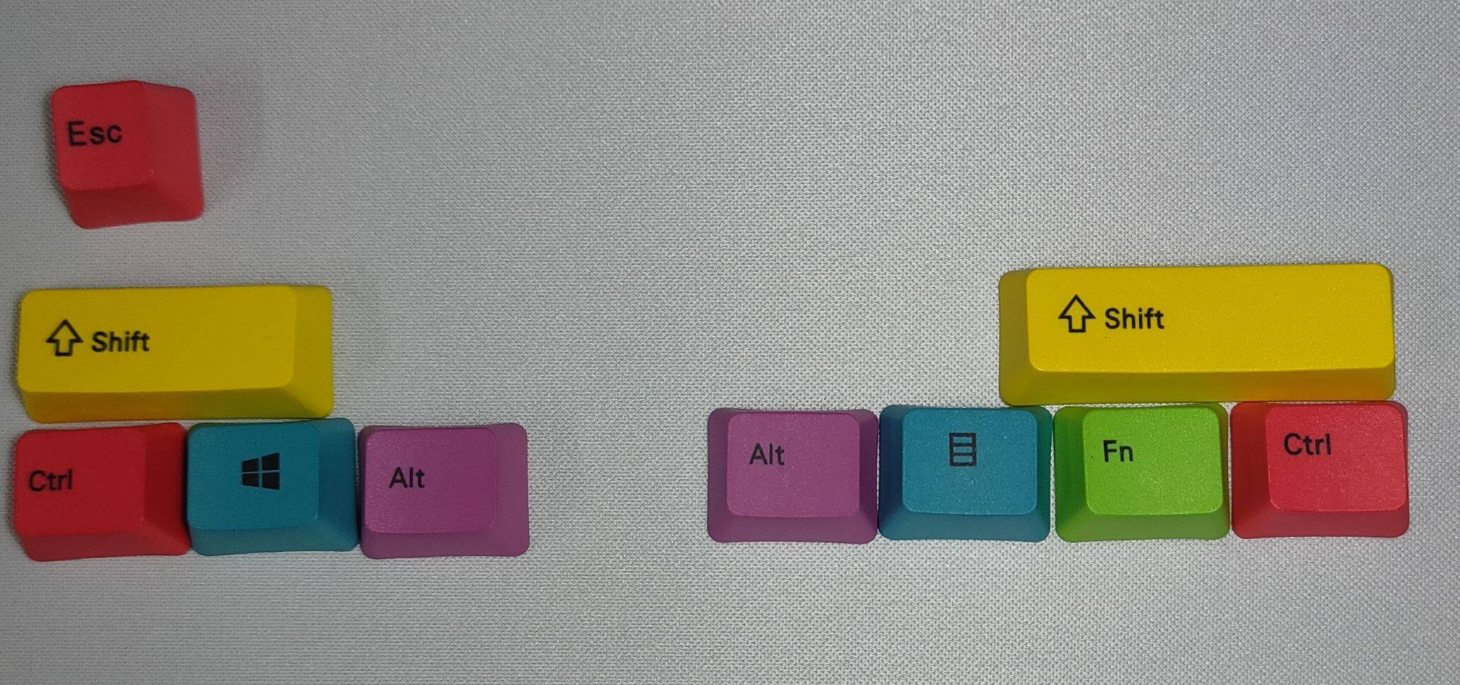QLTrading KL Stock CMYK WASD PBT Keycaps Dyesub Dye Sublimation Mac ...