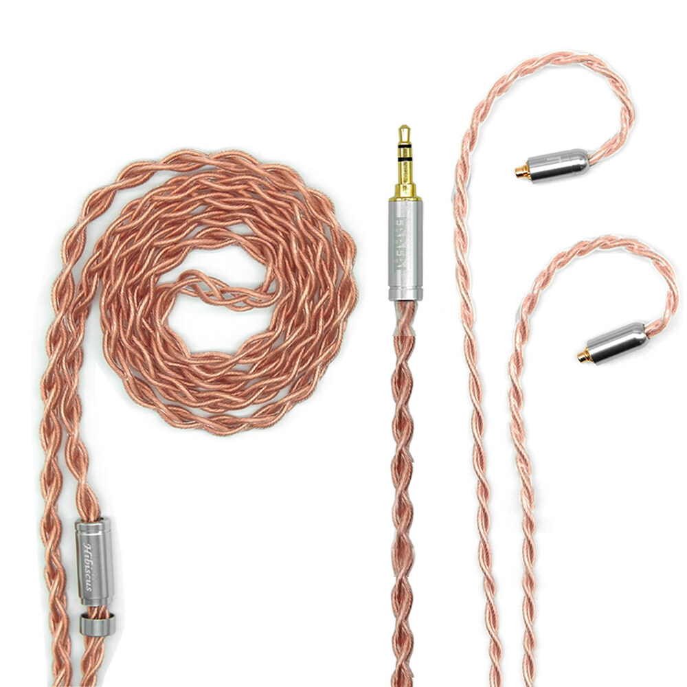 FAAEAL 4 Core 5N Litz OFC High Purity Copper Replacement Earphone Cable with 2Pin/MMCX Connector ...