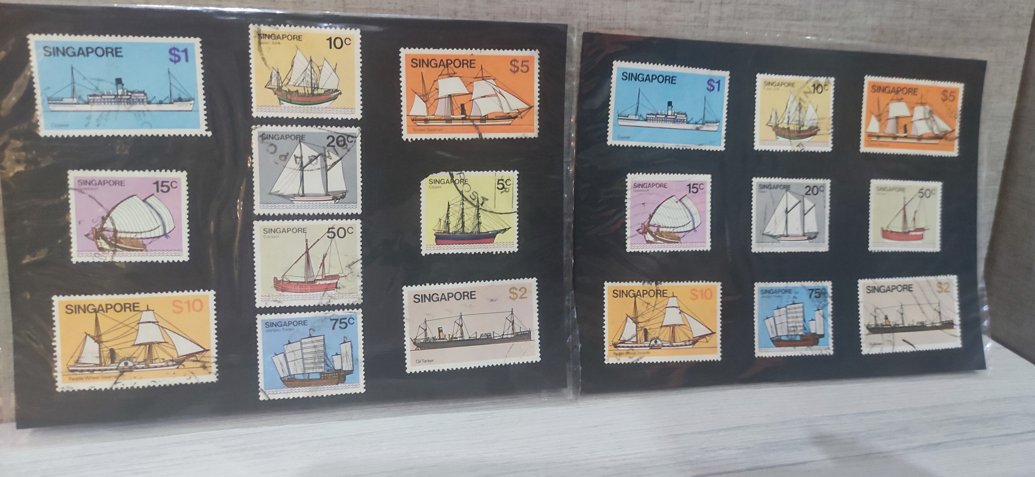 Singapore ship postage stamp Collection | Lazada