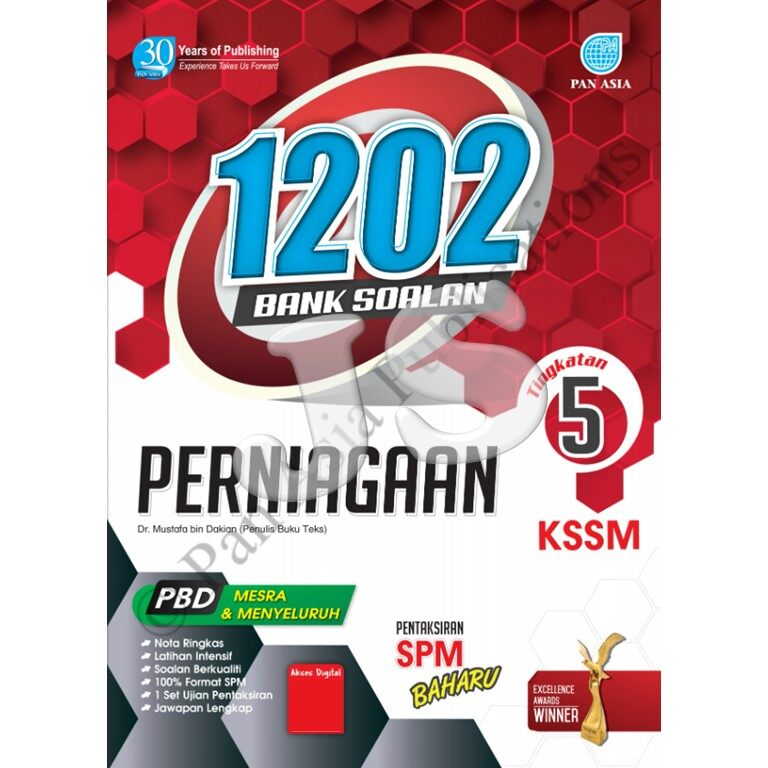 1202 BANK SOALAN /1202 QUESTION BANK TINGKATAN 5 / FORM 5 BUKU LATIHAN SPM KSSM - PAN ASIA | Lazada