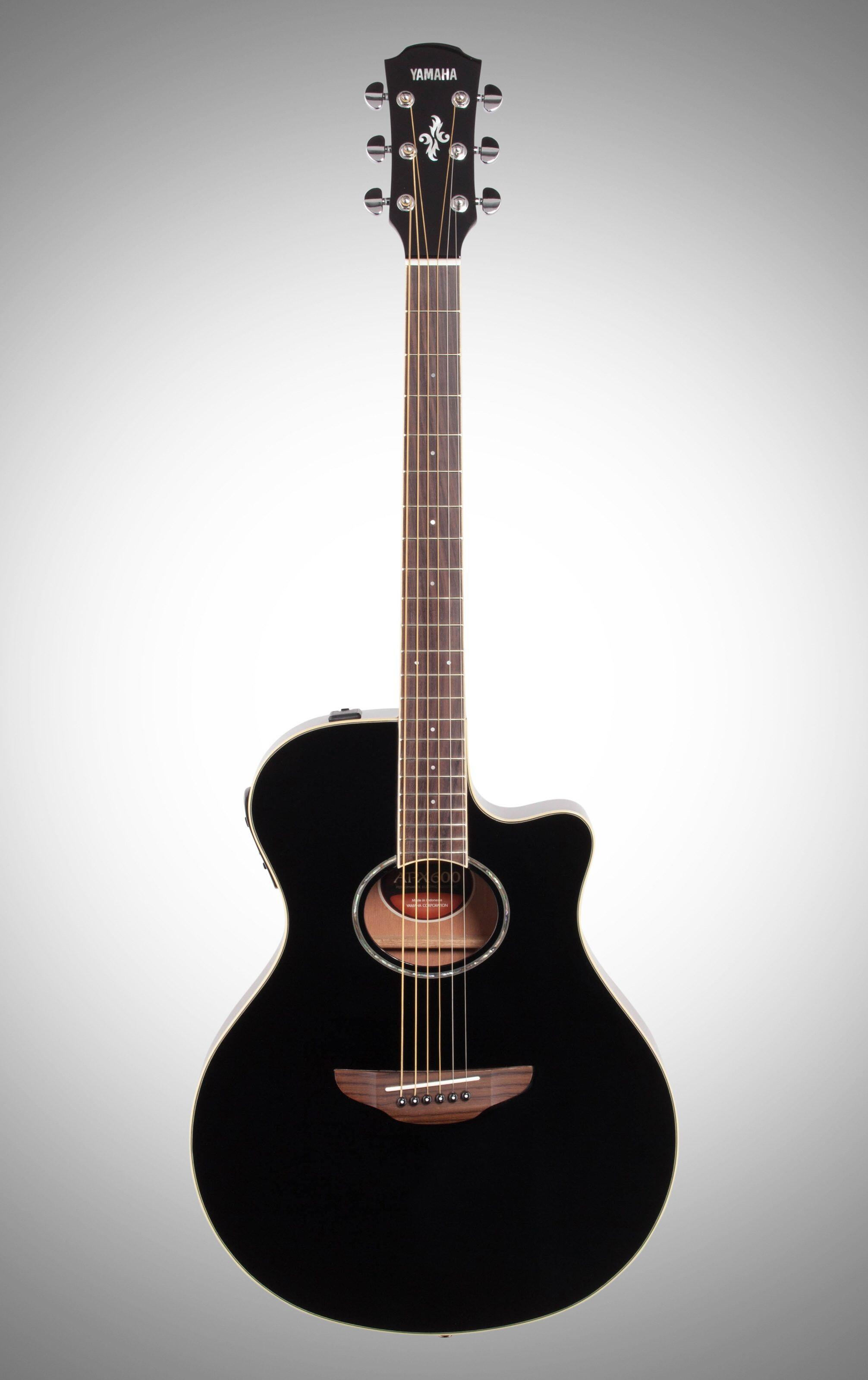 Yamaha APX600 Thin-line Cutaway Acoustic-Electric Guitar - Natural (APX ...