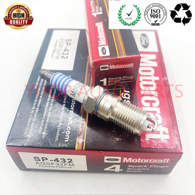 4PCS Spark Plug SP-432สำหรับFORD Expedition Explorer Escape 3.0 2003 ...