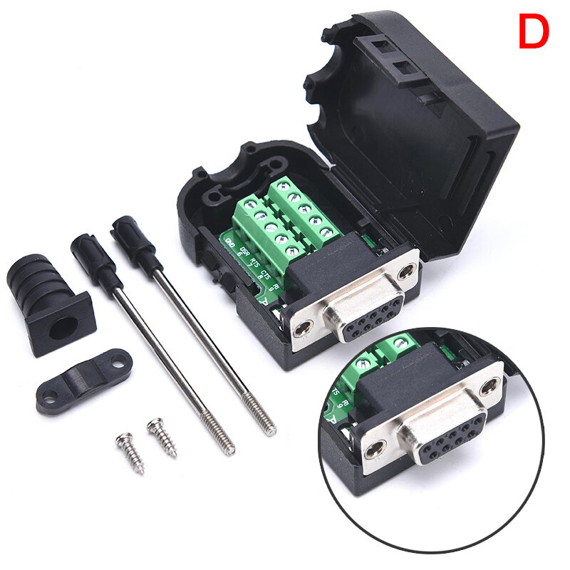 Aolie DB9 Connector RS232 Male Female 9 Pin RS485 Breakout Terminals ...